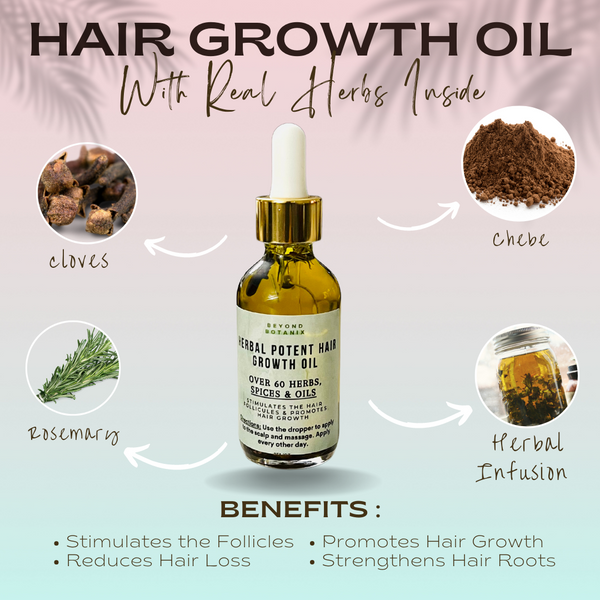 Herbal Hair Growth Oil – Beyond Botanix